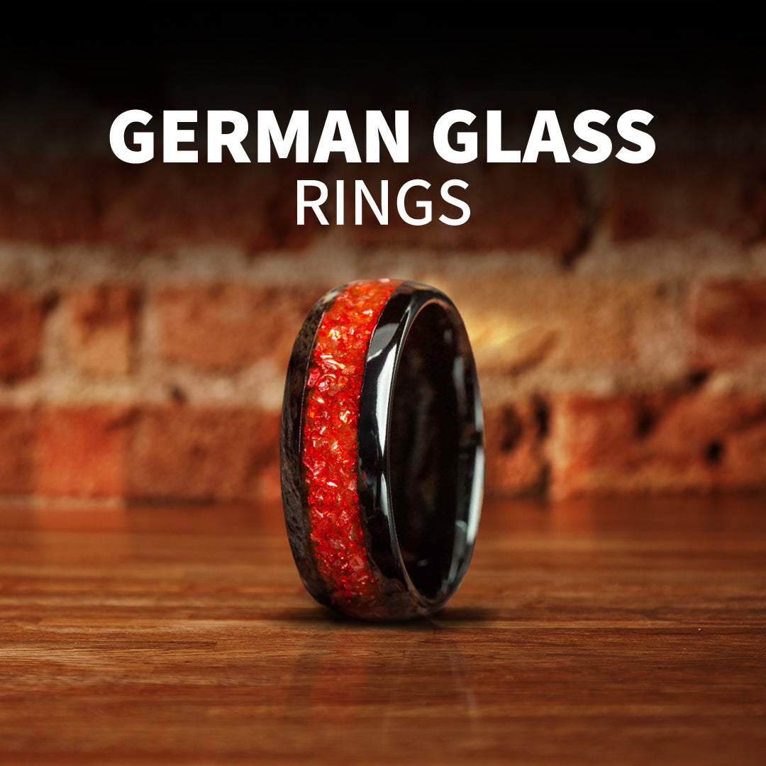 German Glass Rings – Pryor Bands